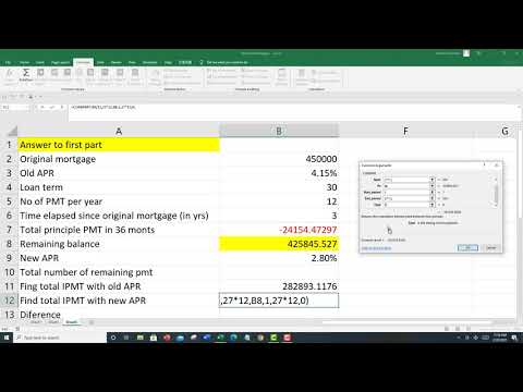 How to Calculate Interest Saving on Refinancing Mortgage