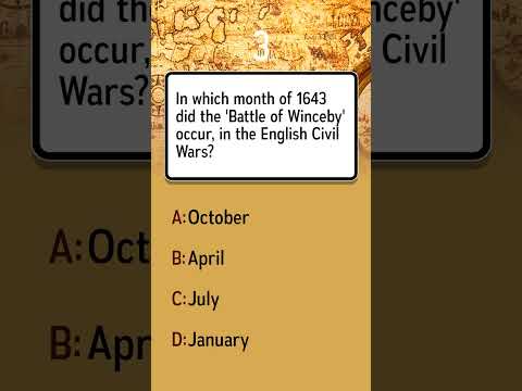 What month in 1643 was the 'Battle of Winceby' in the English Civil Wars?