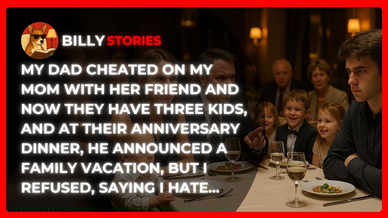 MY DAD CHEATED ON MY MOM WITH HER FRIEND AND NOW THEY HAVE THREE KIDS, AND AT THEIR ANNIVERSARY...