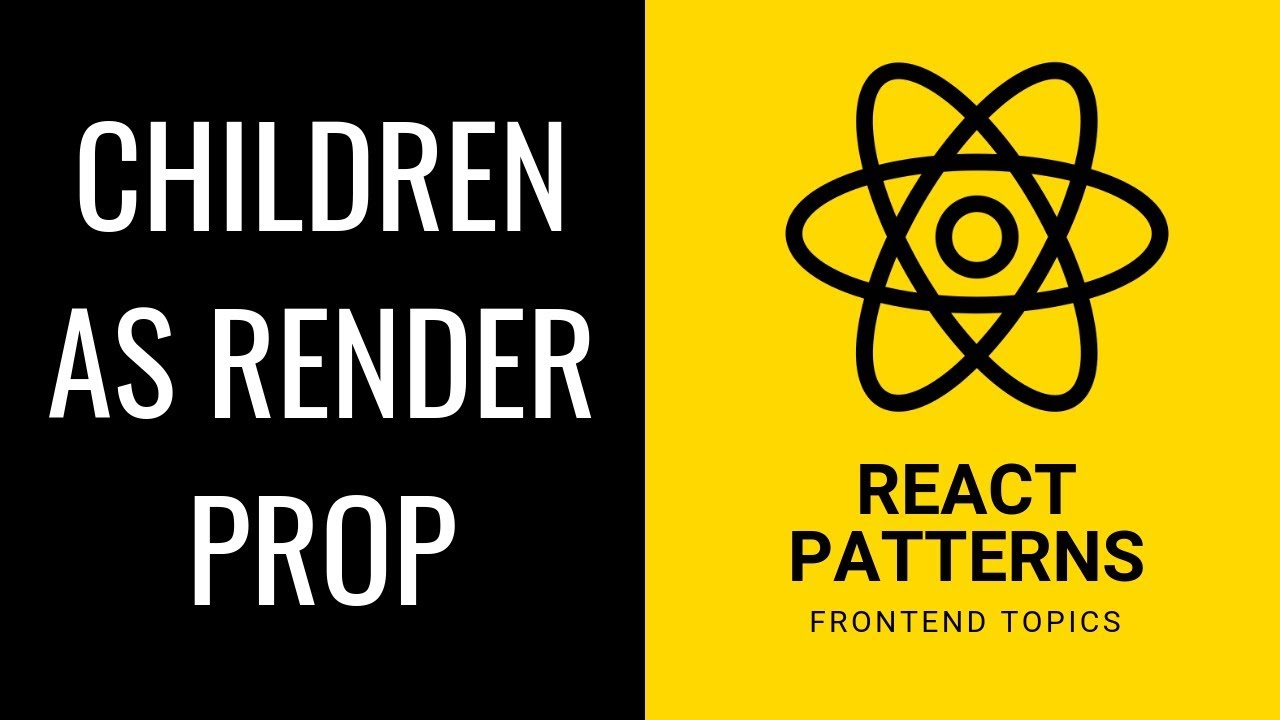 React Children as Render Prop - Frontend Topics