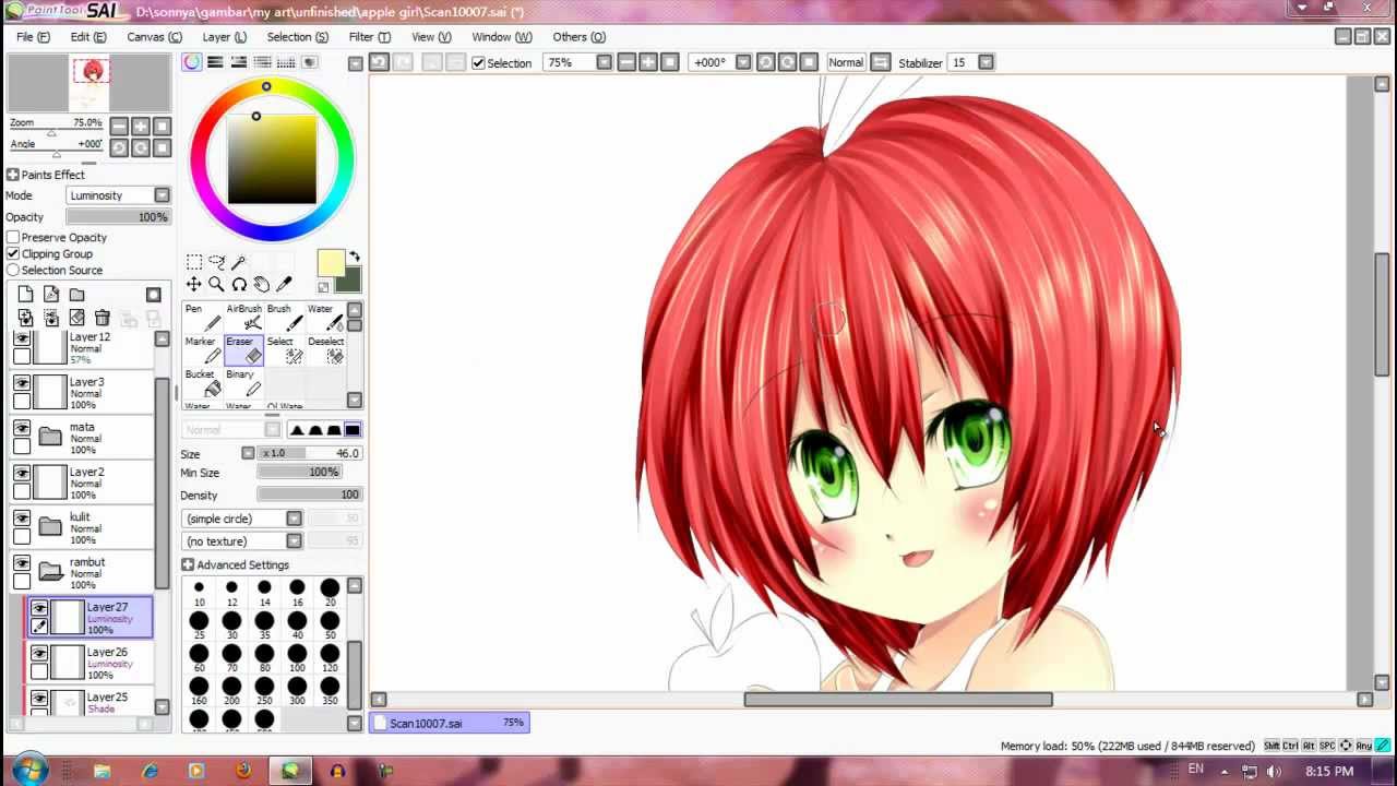 Speed Paint - Apple Girl