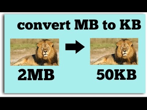 photo convert mb to kb online