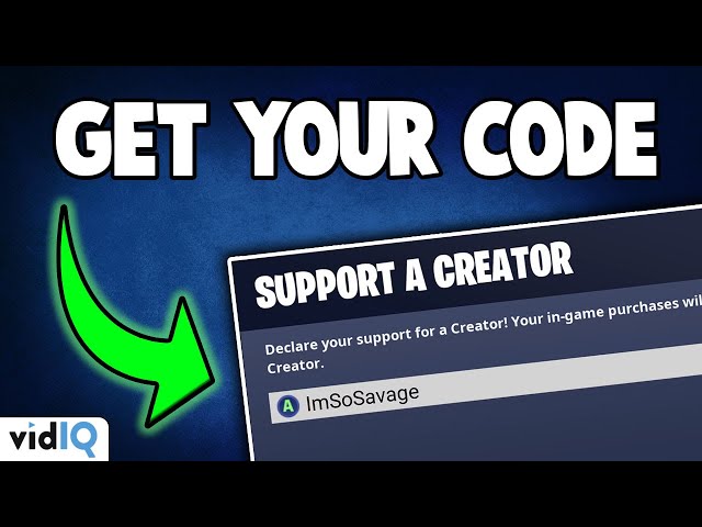 How to get a Fortnite creator code in Season 3?