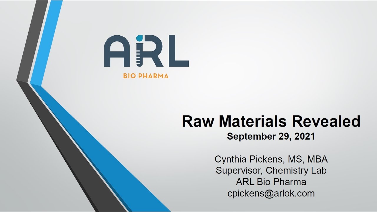 Raw Materials Revealed