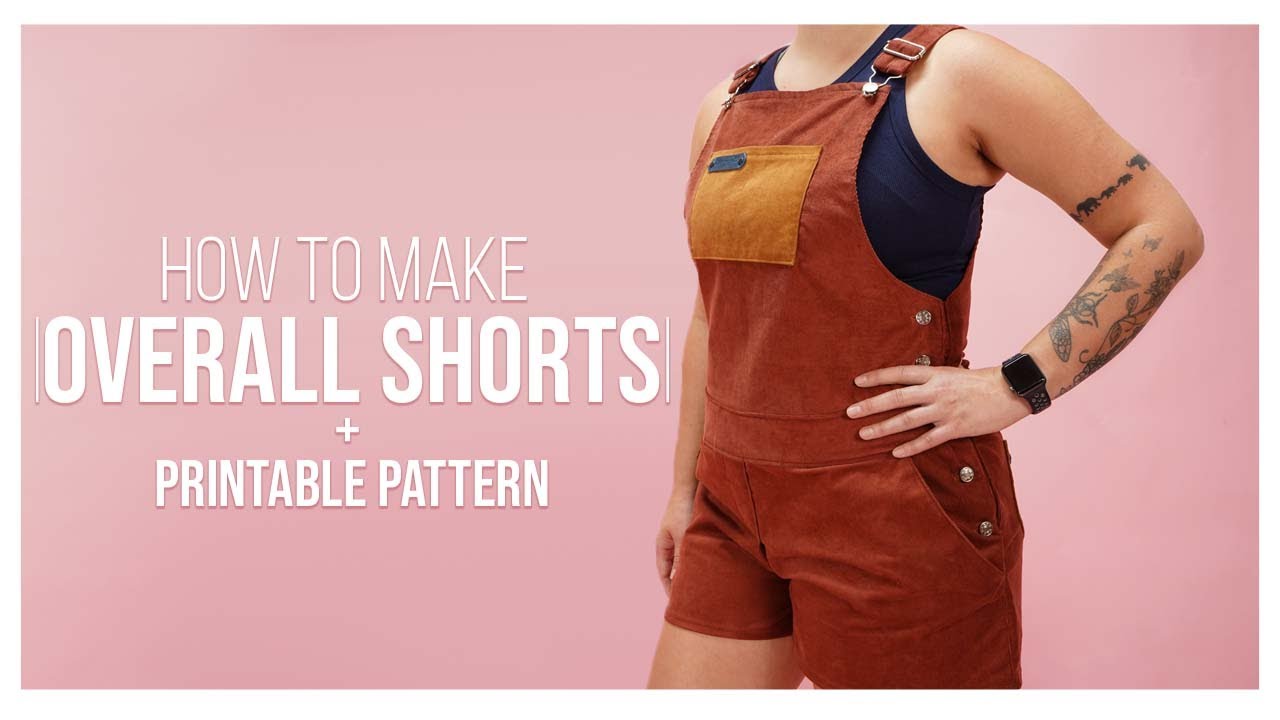 DIY Women's Overalls (Printable Sewing Pattern)