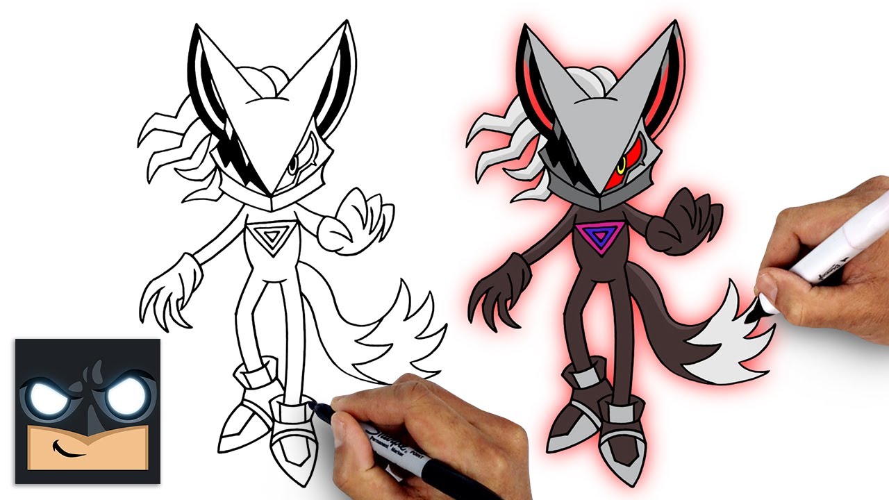 How To Draw Infinite Sonic | Sonic the Hedgehog Draw & Color