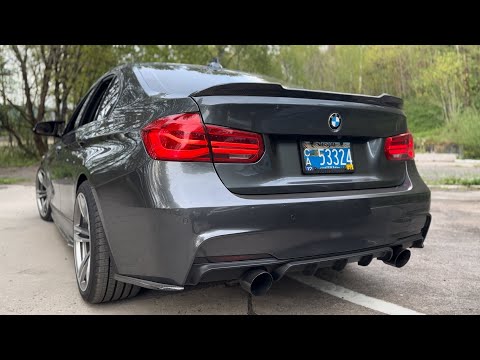BMW F30 328i AWE Touring Exhaust MST Intake Revs