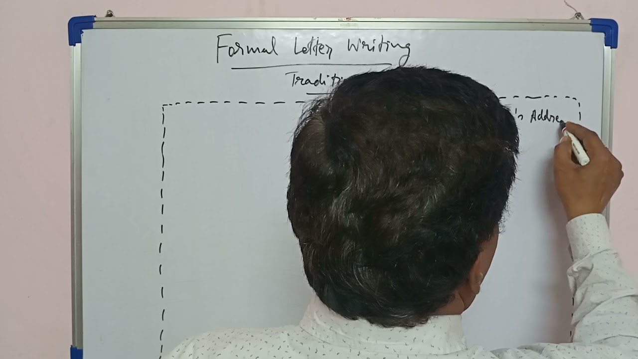 Formal letter writing: Traditional format