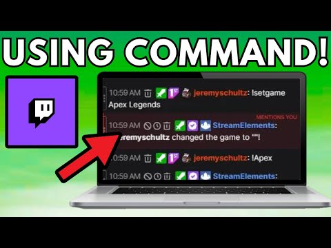 How To Change Twitch Title As A Mod In Chat Using command