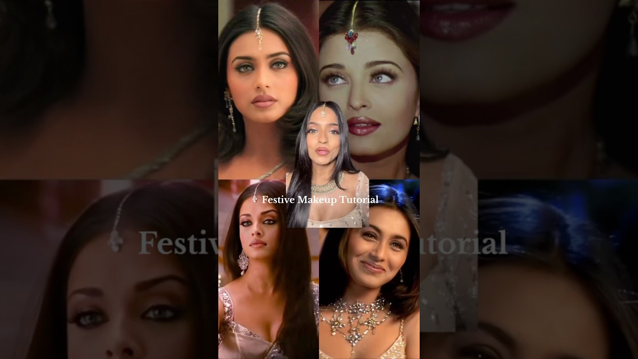 Festive Makeup Tutorial #makeuptutorial #softglamlook #indianmakeup #diwalimakeup #festivemakeup