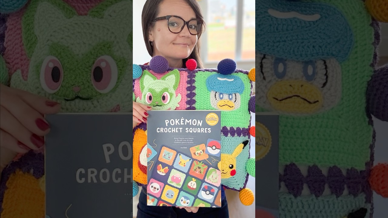 Big Day for Pokémon Crochet Squares