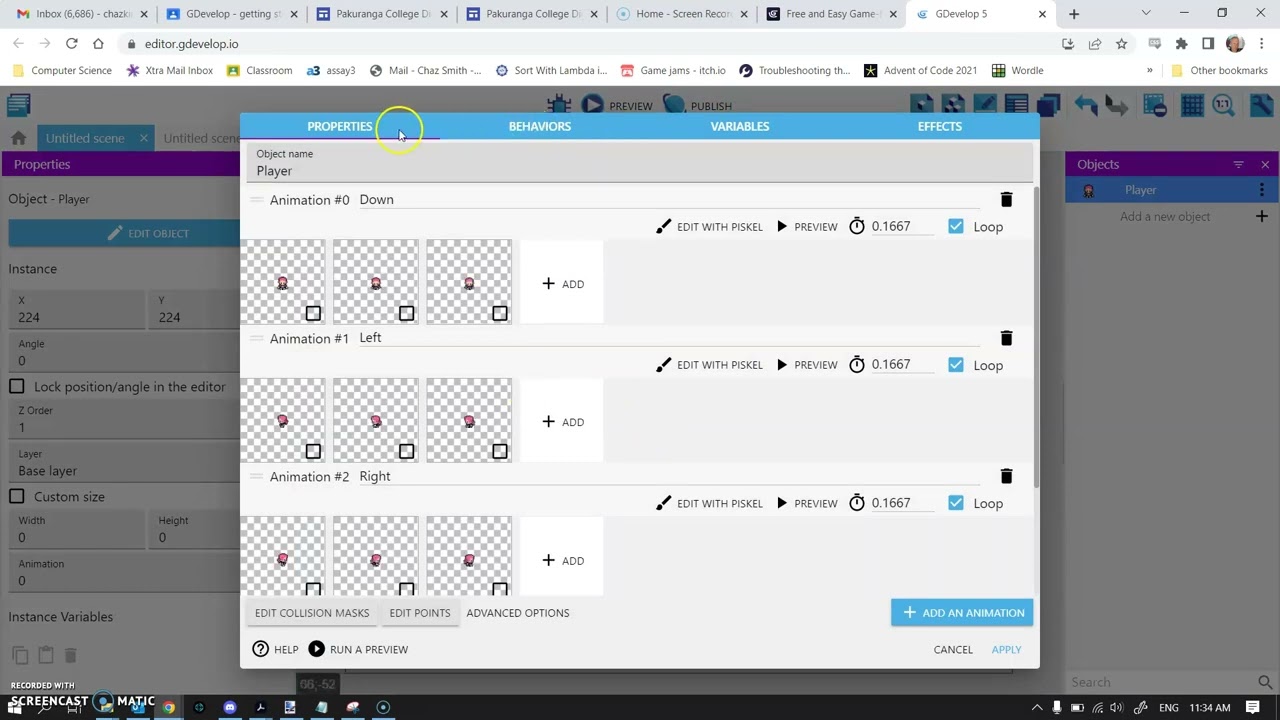 GDevelop online   getting started