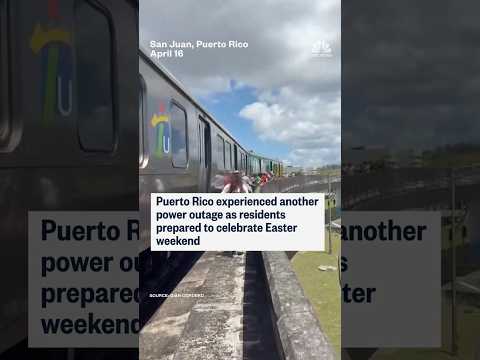 Massive power outage hits Puerto Rico as residents prepare to celebrate Easter weekend