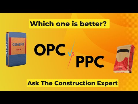 OPC VS PPC Cement- Which is better? | Ask the Construction Expert #concrete #construction #education