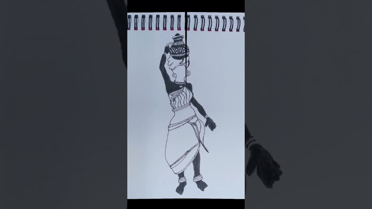 African Beauty in Minutes: Vector Art  #africanwomen #shorts #yt