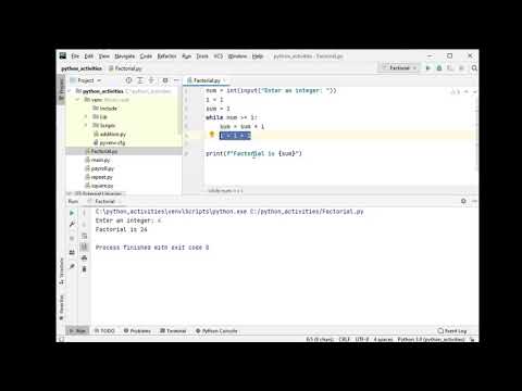 Factorial in Python Using While Statement