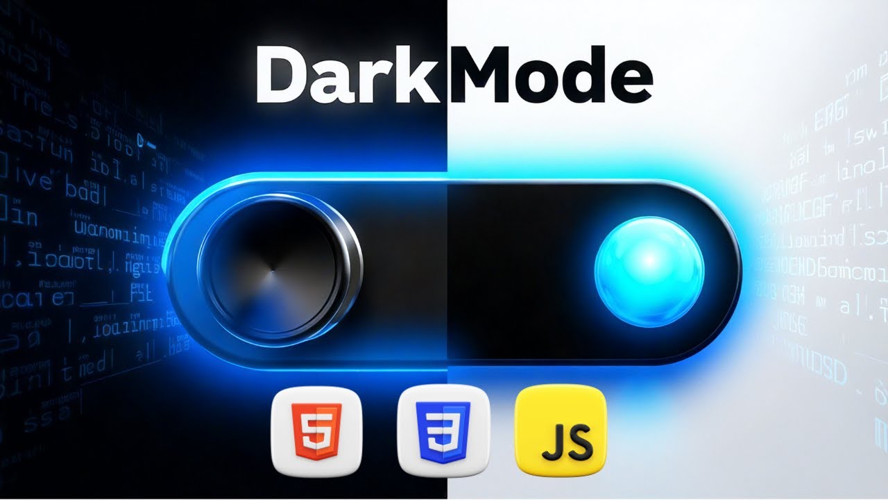 Build a Dark Mode Toggle Bar in 7 Minutes | HTML, CSS & JS Tutorial