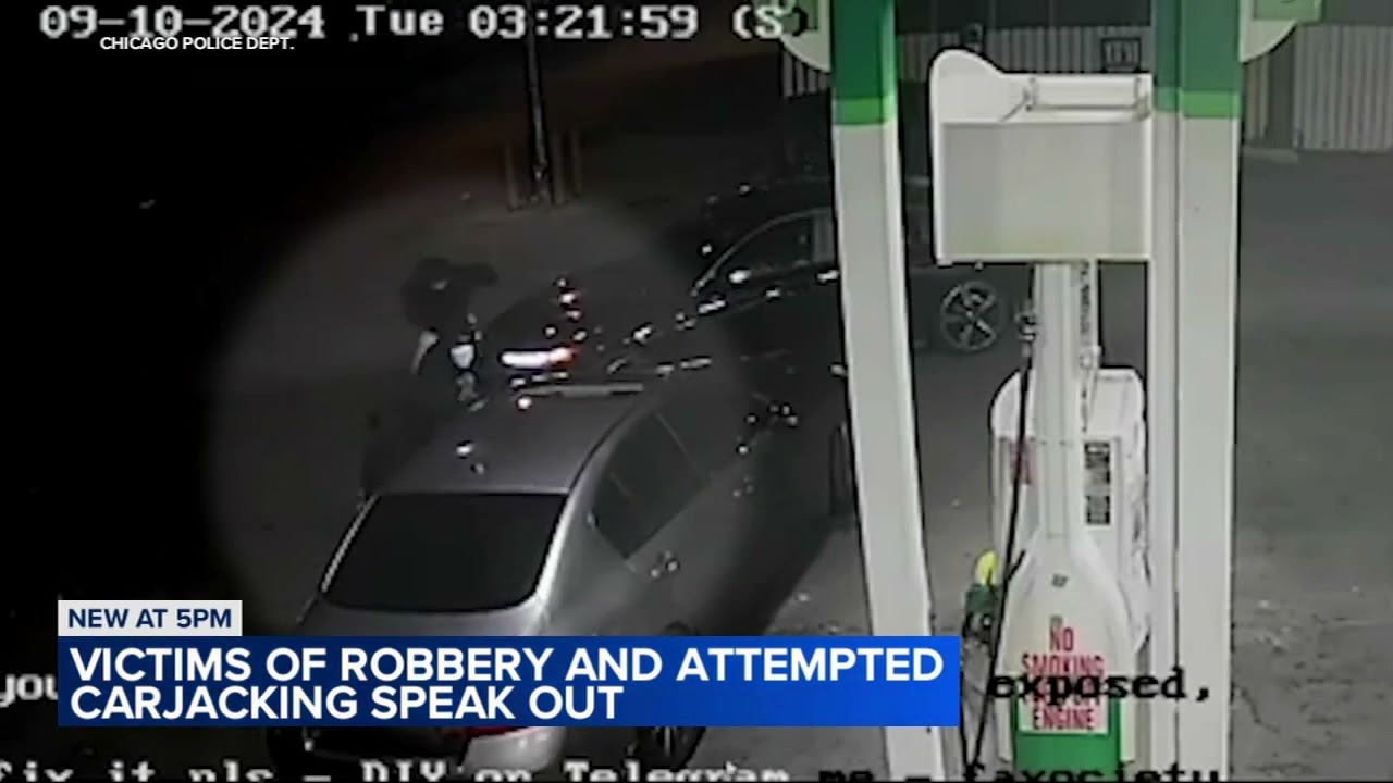 'I'm gonna kill you in front of your kids': Mother speaks out after robbery at Chicago gas station