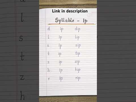 Syllable - ip