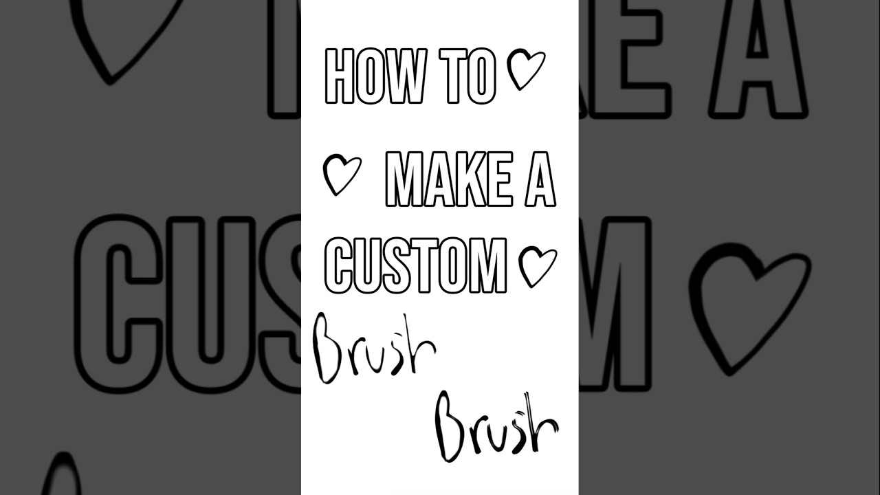 how to make a custom brush on ibispaint ♡ | #ibispaintx #brushtutorial #art #digitalart