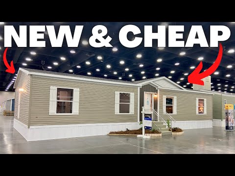 WOW, this NEW mobile home is SURPRISINGLY cheap! Prefab House Tour