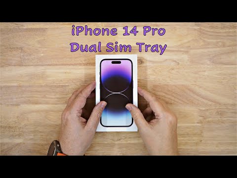 iPhone 14 Pro Dual Sim Tray unboxing