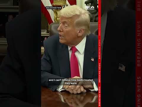 President Trump on hostages being held by Hamas