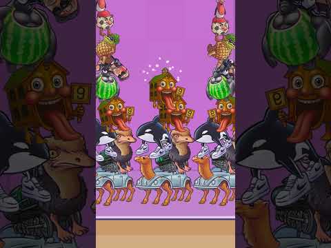 Most Game Ever! Italian Brainrot New Update Final Boss - Merge Fellas #shorts #brainrot #mergefellas