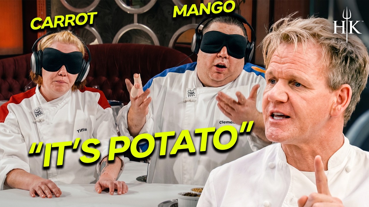 Why Chefs Can’t Identify Simple Ingredients Blindfolded | Hell's Kitchen USA