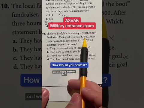ASVAB Arithmetic Reasoning #10 explained