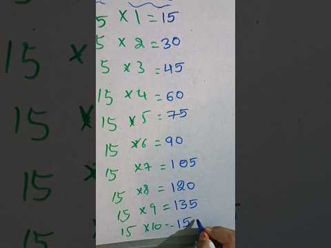 #mathematics#15 table #easy trick#yt#ytshorts#shorts#subscribe