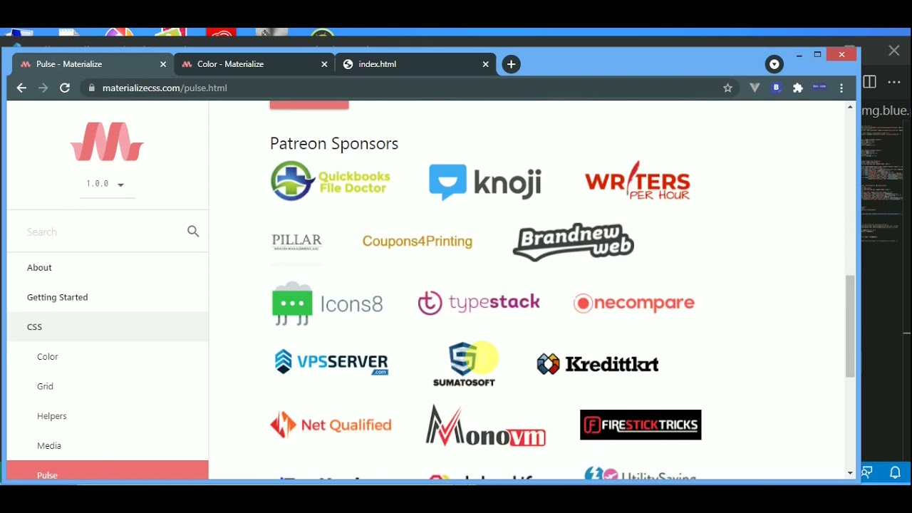 7 Materialize pulse (to capture user's Attention in your App)