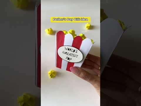 Father’s Day Gift idea🍿 | QuinnsArte | #shorts #fathersday #diy #giftideas