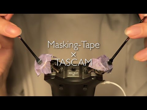 ASMR Masking‑Tape Eardrum Ear Cleaning (No Talking)