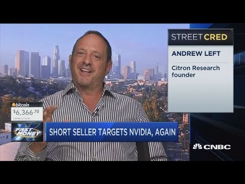 Citron Research's Andrew Left is targeting Nvidia, again
