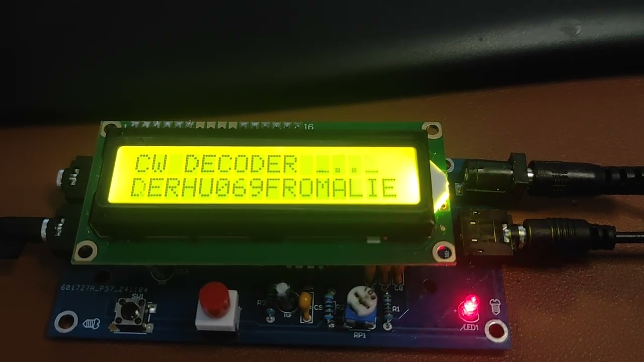 CW Decoder from AliExpress, It works