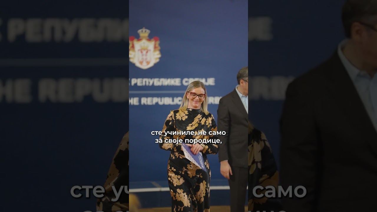 Вучић: Жене су те од којих све зависи