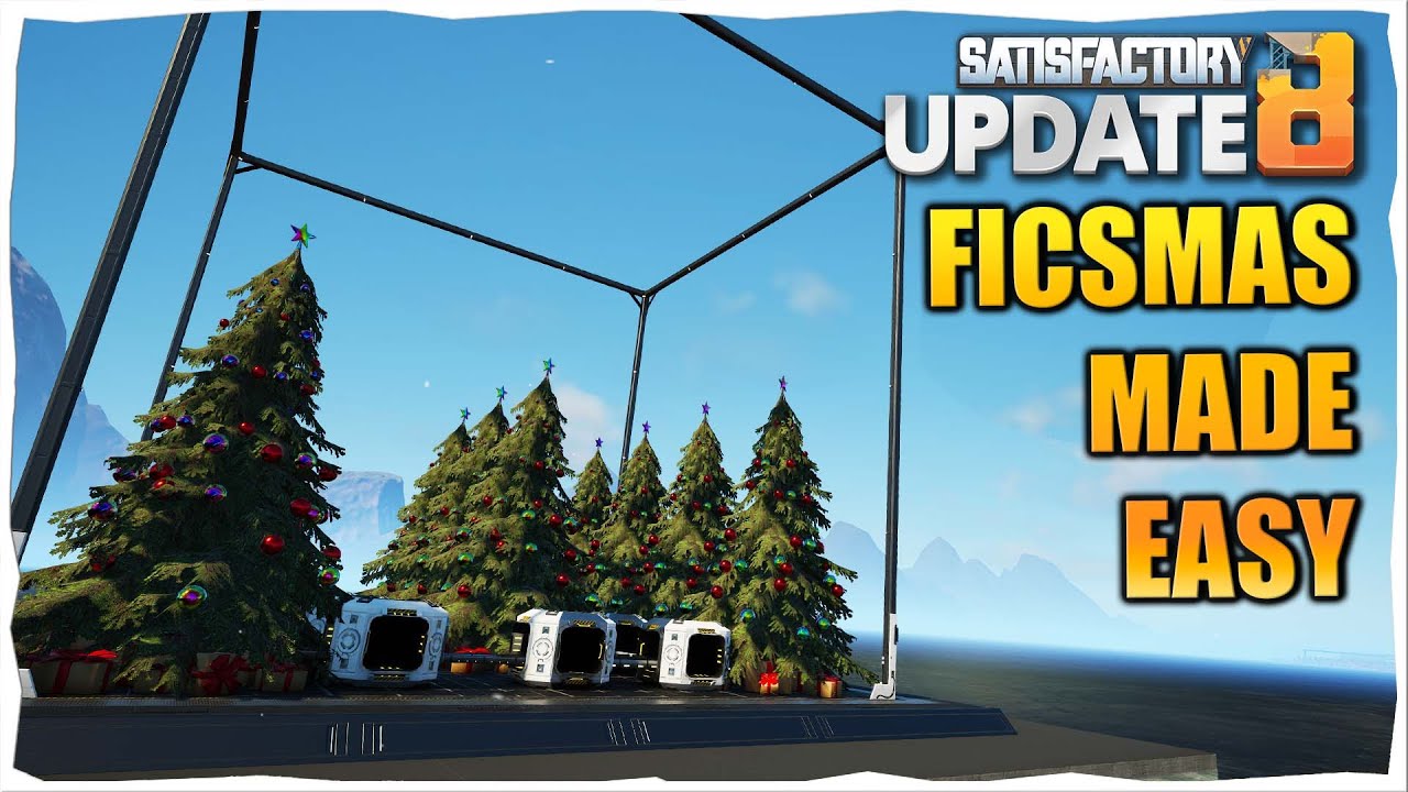 Make FICSMAS Easy With These BLUEPRINTS in Satisfactory