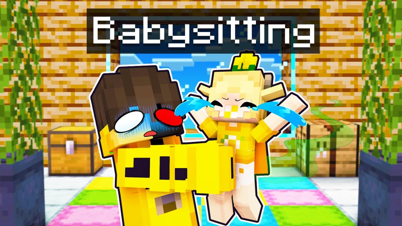 Babysitting DAISY in Minecraft!