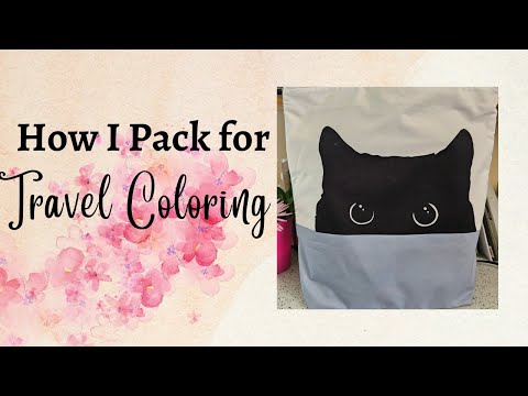 What I Pack for Coloring - Adult Coloring - ft. Wiskf Tote Bag