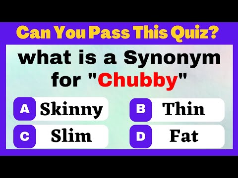 Synonyms Quiz | CAN YOU SCORE 10/10 ON THIS QUIZ? | Synonyms Test Quiz #7