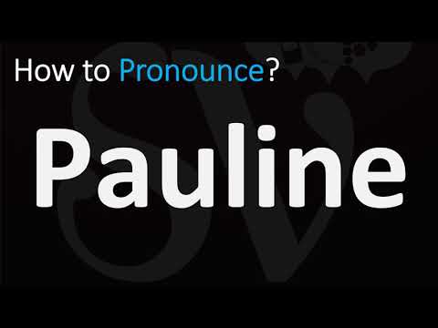 How to Pronounce Pauline? (CORRECTLY)