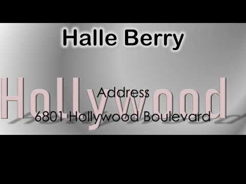 Halle Berry How to pronounce Halle Berry Hollywood Actor from 6801 Hollywood Boulevard?