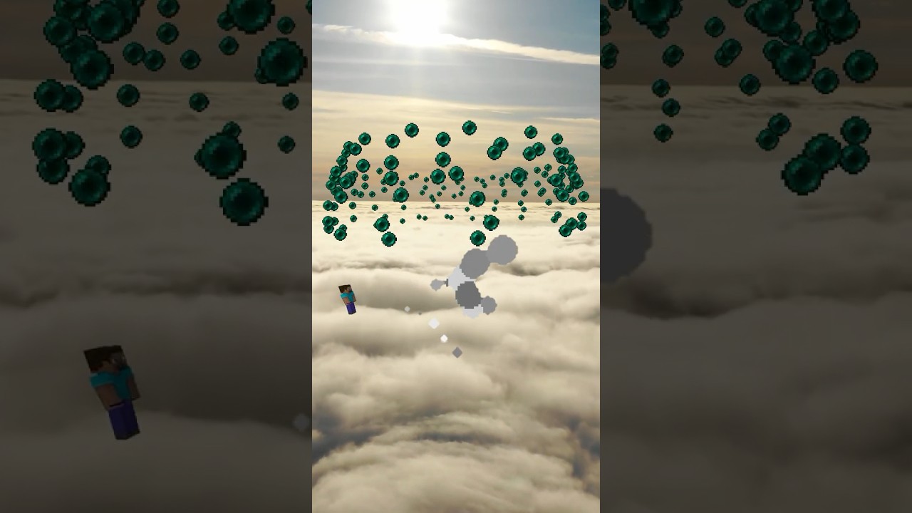 Throwing 1,000 Ender Pearls… in REAL LIFE!