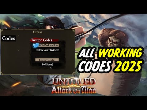 Untitled Attack on Titan Codes March 2025 ⚠️New⚠️ALL WORKING CODES Roblox Untitled Attack on Titan