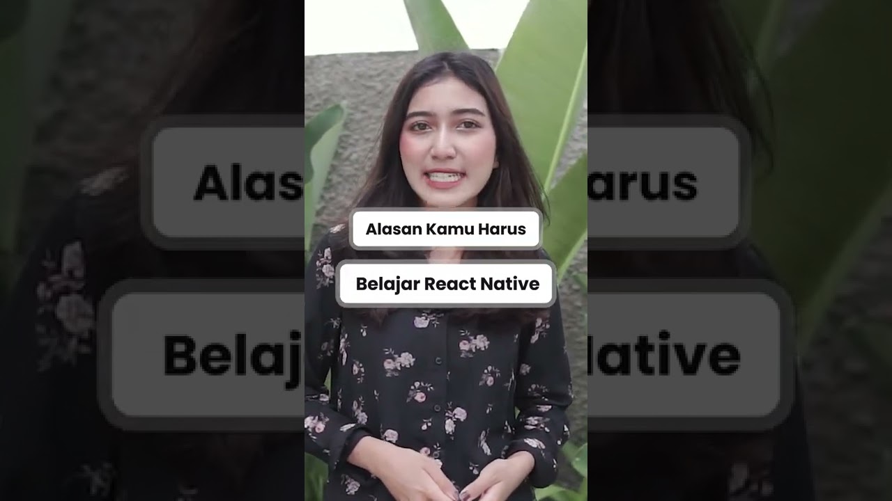 Alasan Kamu Harus Belajar React Native #shorts