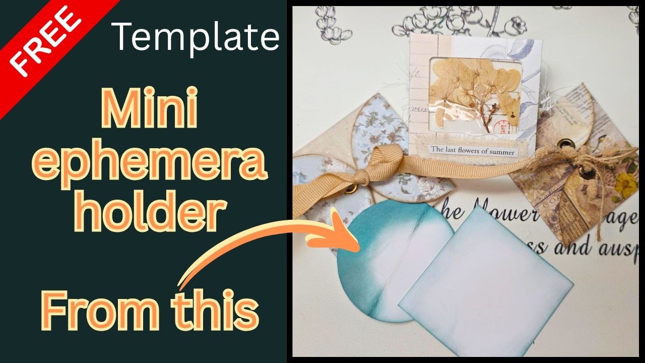Mini Ephemera holder-3 ways