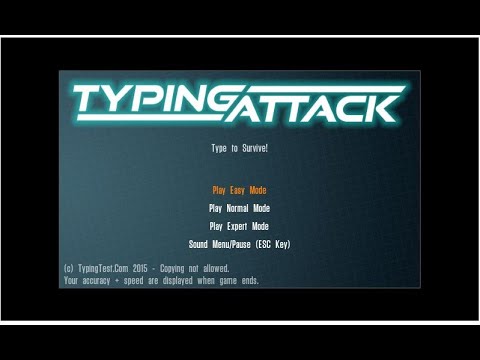 Typing attack Game