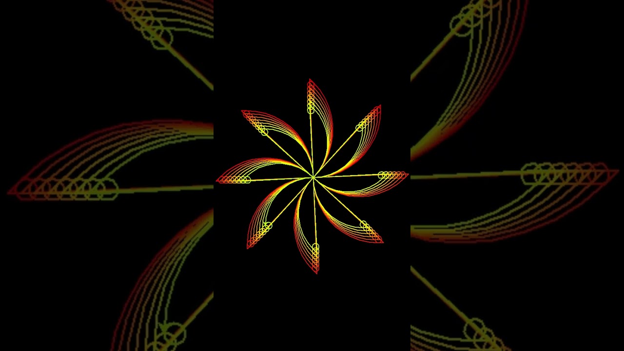 Amazing Graphics Animation || Python Turtle✨🔥 #python#shorts