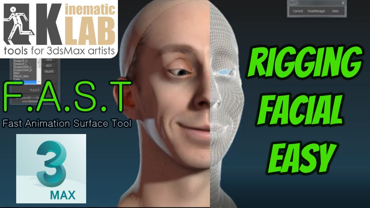 3DS MAX - Plugin F.A.S.T Rigging Facial (Tutorial)